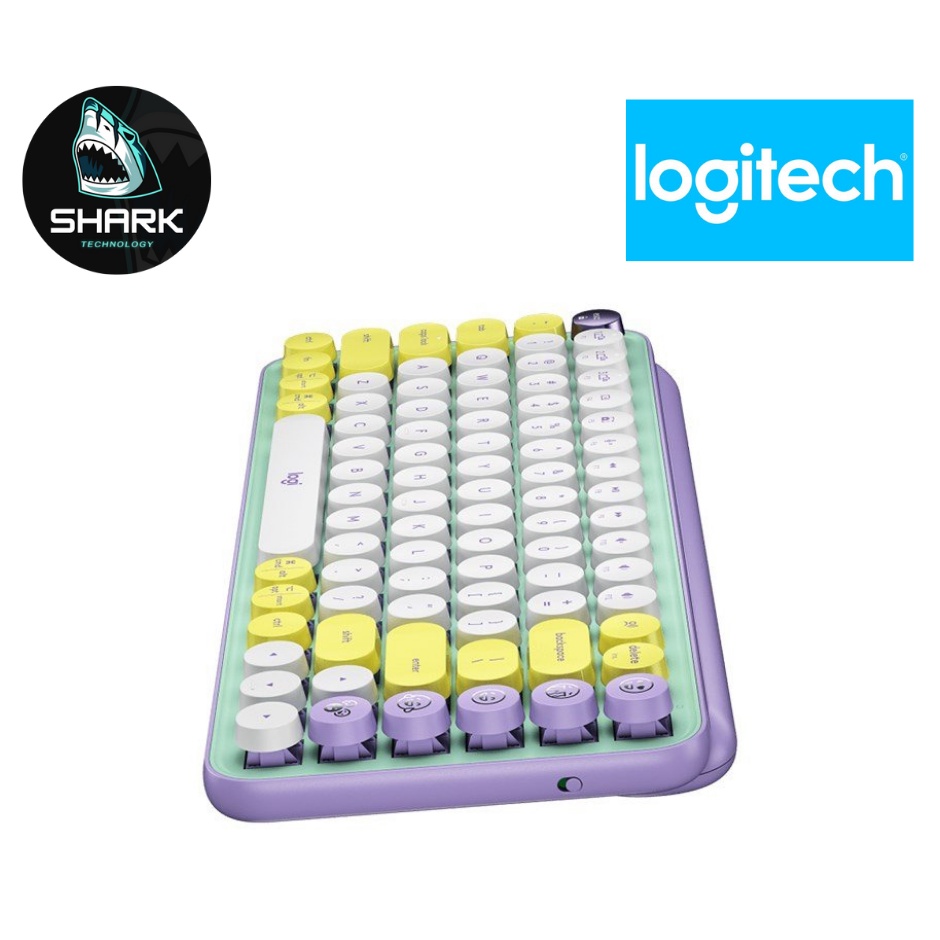 Logitech Bluetooth Keyboard POP Keys Blast Yellow (TH/EN) | Shopee Thailand