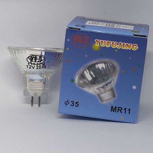 MR11 12V 20w Open GU4 Halogen Dichroic Reflector 35mm YUFUJING | Shopee ...