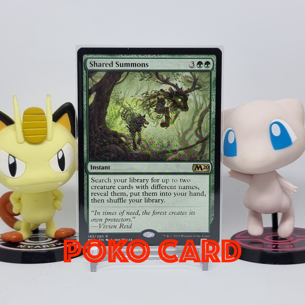Shared Summons การ์ด Magic The Gathering ของแท้ จากชุด Core Set 2020 ...