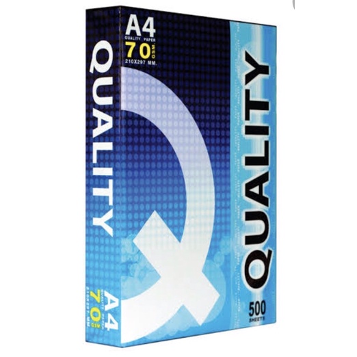 กระดาษ Quality Blue A4 70 แกรม 500แผ่น รีม 1รีม Shopee Thailand
