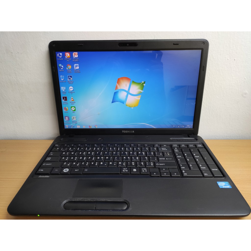 โน๊ตบุ๊คมือ 2 TOSHIBA Satellite C665 Celeron 925/RAM 4 GB/HDD 500GB/จอ 15.6 นิ้ว/DVD-RW สภาพสวย ...