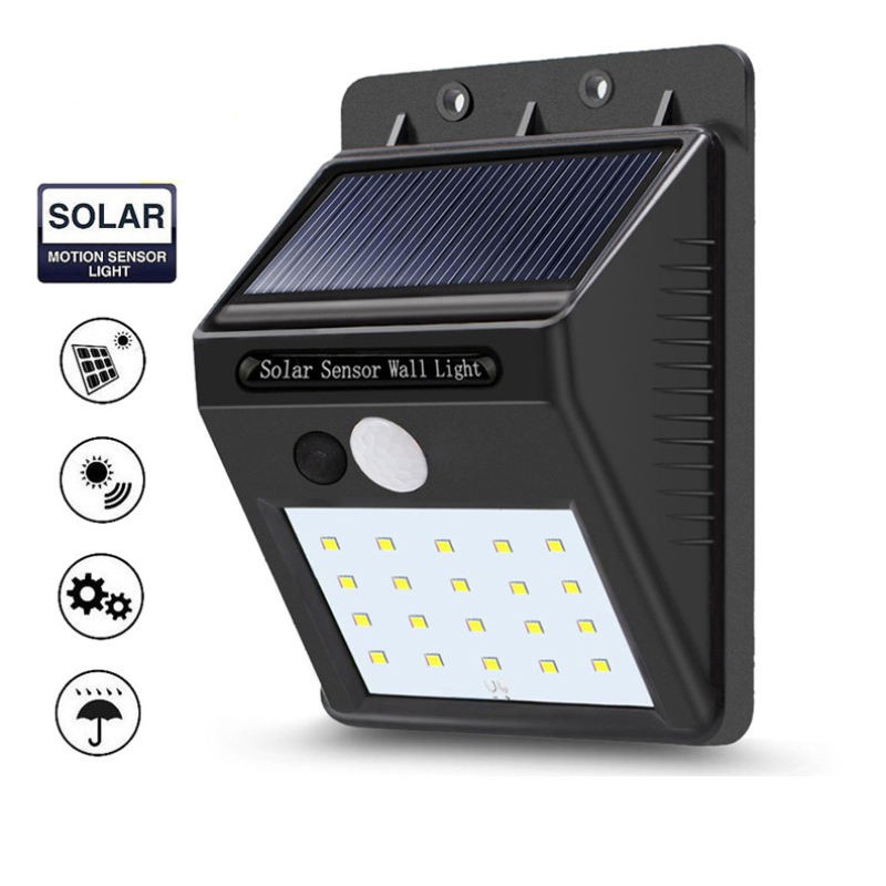 led light solar cell โคมไฟโซล่าเซล ไฟ led ไฟโซล่าเซล POWERED ตรวจจับ ...