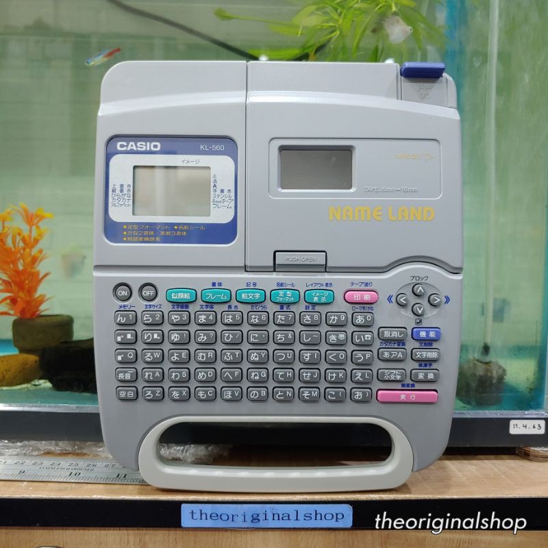 Handy Label printer Casio KL-560 English-Japanese 【มือ 2】 ญี่ปุ่น ...