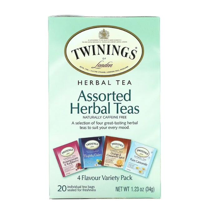Twinings, Assorted Herbal Teas, Variety Pack, Black Tea Variety Pack ...