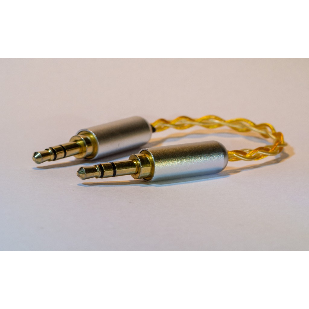 สาย Mini To Mini สาย AUX เกรด Premium ทองแดงชุบเงิน ทองแดงชุบทอง ...