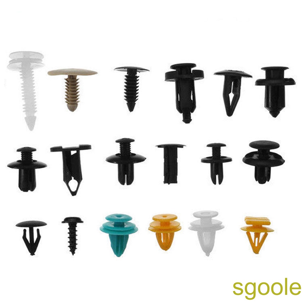 [sgoole]Push Pins Universal Plastic Fastener for Car Fender Bumper ...