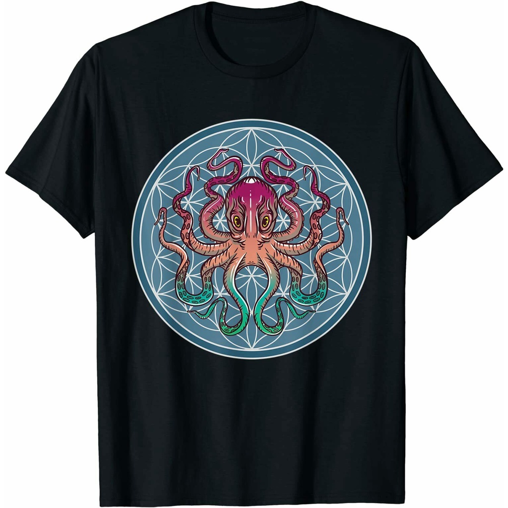 Matth Ge0Metry Octopus Premium Great Gift Idea เสื้อยืด | Shopee Thailand