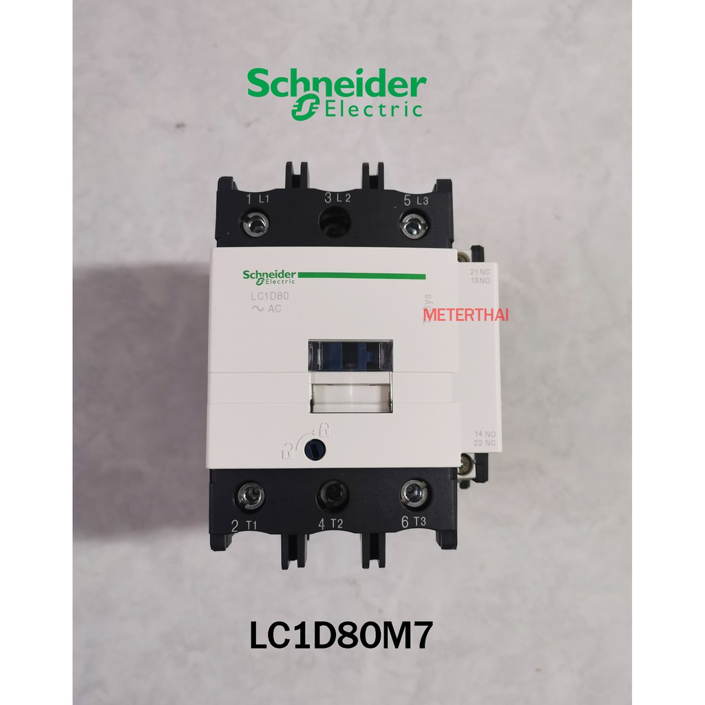 Schneider Electric Magnetic contactor แมกเนติคคอนแทคเตอร์ LC1D80M7 ...
