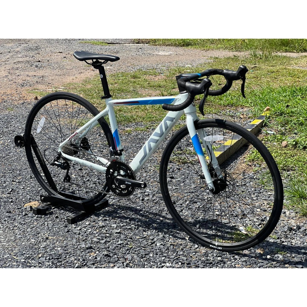 (โค๊ดส่วนลด) จักรยานเสือหมอบ JAVA RONDA Disc 18sp.เฟรมอลูซ่อนสาย แฮนด์ Integrated ทรง Aero(แถม ...