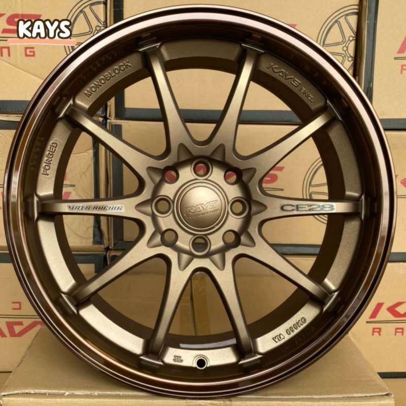 ล้อแม็กใหม่ CE28 สีน้ำตาล - ขอบ17 งานKAYS ( 17 x 4รู100/114 ) - หน้า ...