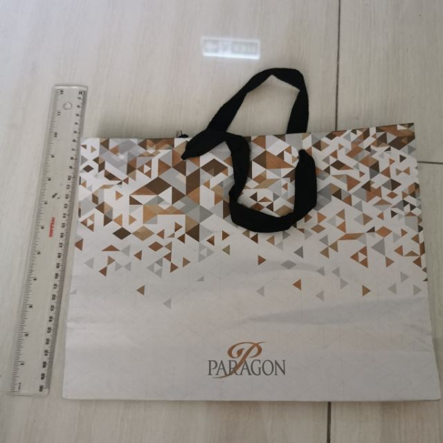 ถุงกระดาษ paragon นะจ้ะ | Shopee Thailand