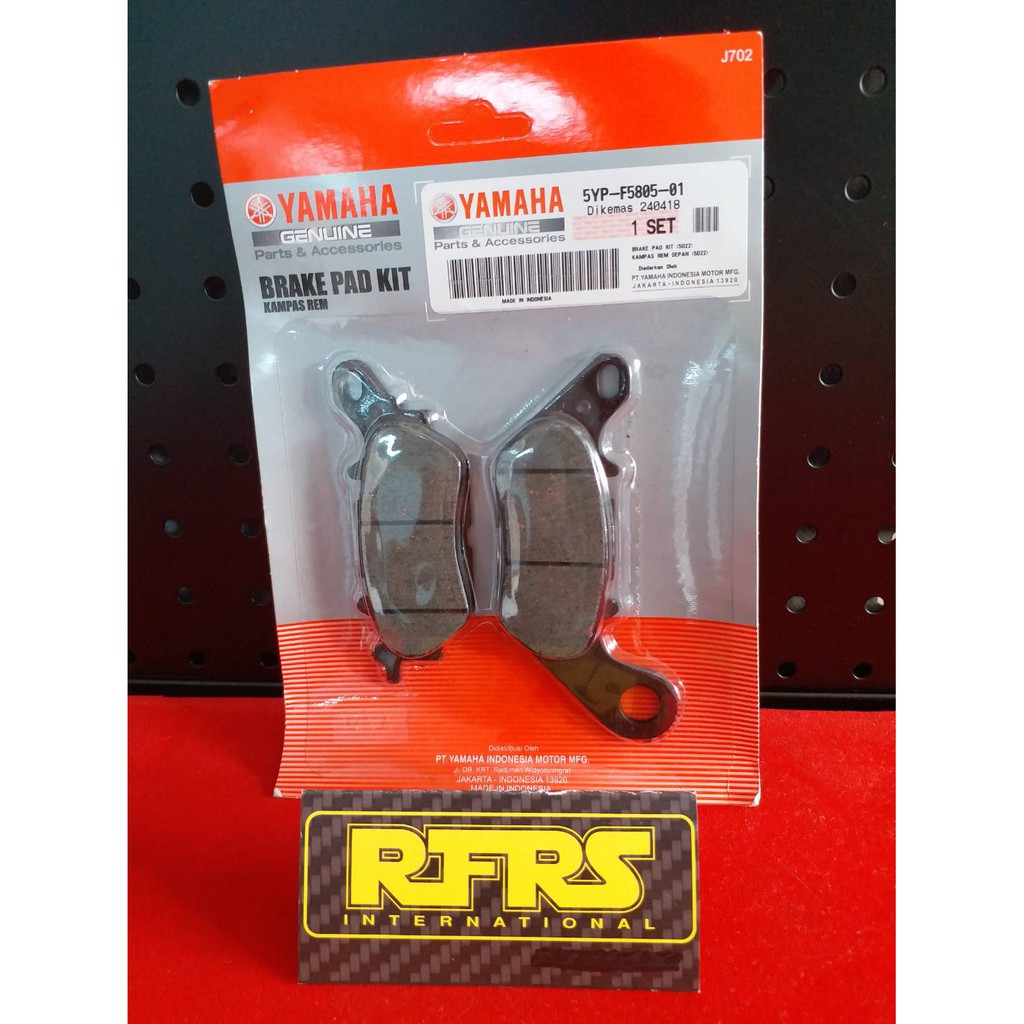 ชุดผ้าดิสด์เบรคหน้า Spark135 5YP-F5805-01 | Shopee Thailand