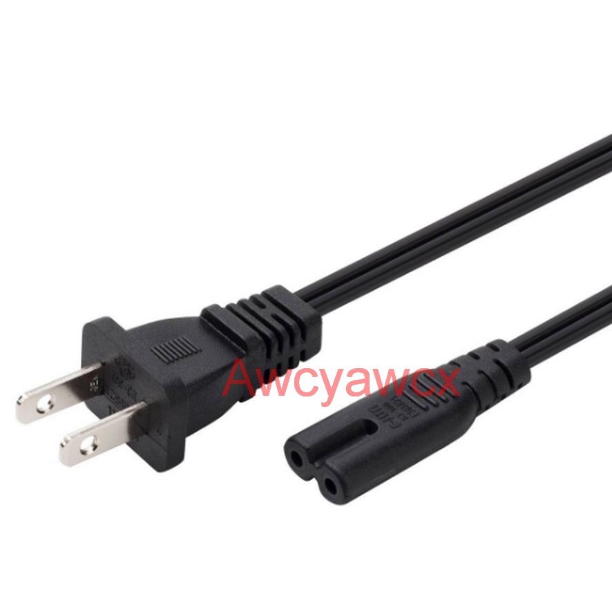 high quality สายแปลงไฟ AC 100V-240V cable COD US 2 Prong 2 Pin Power ...