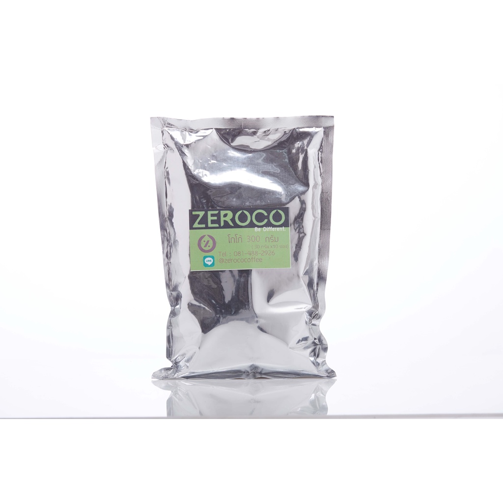 ZEROCO โกโก้ธัญพืช plant-based 3in1 ขนาด 300 กรัม (เจ) | Shopee Thailand
