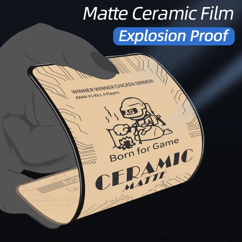 ฟิล์มเซรามิกใส แบบนิ่ม กันรอยหน้าจอ สำหรับ Samsung ss Galaxy A17 A07 A56 A36 A26 A16 A06 A55 A54 ...