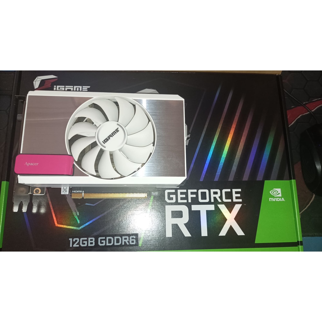 Colorful iGame GeForce RTX 3060 Mini OC 12G L-V One key OC แถม แฟลชไดร์ ...