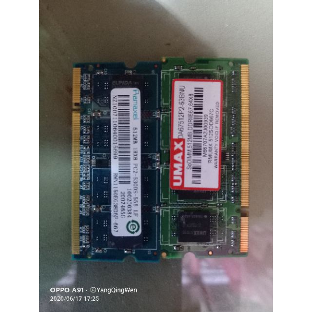 ram notebook ddr2 512mb bus 667 | Shopee Thailand