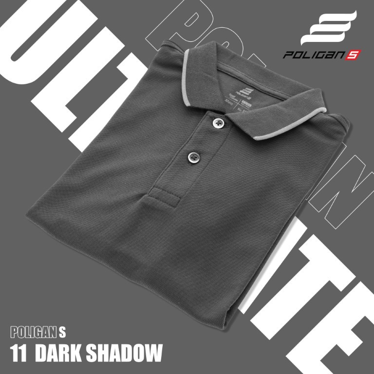 POLIGAN ULTIMATE เสื้อโปโลชาย มีกระเป๋า* (PS003) สปอร์ตคอลเลคชั่น ผ้า ...