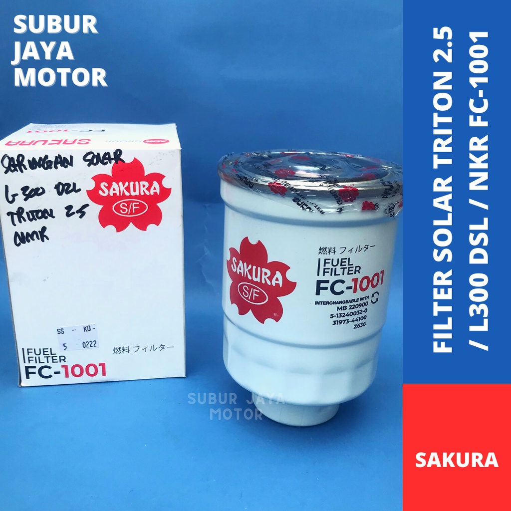 ไส้กรอง Sakura Diesel - กรองน้ํามันเชื้อเพลิง - Triton 2.5 L300 Kuda ...