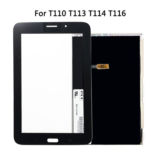 จอแสดงผล LCD สําหรับ SAMSUNG GALAXY TAB 3 T110 T113 T116 T114 จอแสดงผล LCD หน้าจอสัมผัสเซ็นเซอร์ ...