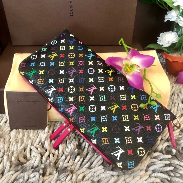Lv multicolor wallet แท้ | Shopee Thailand