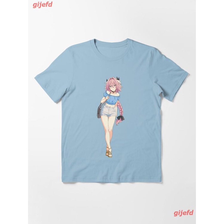 เสื้อยืดคอกลม2022 Astolfo Fate Grand Order T-Shirt เสื้อยืด ดพิมพ์ลาย ด ...