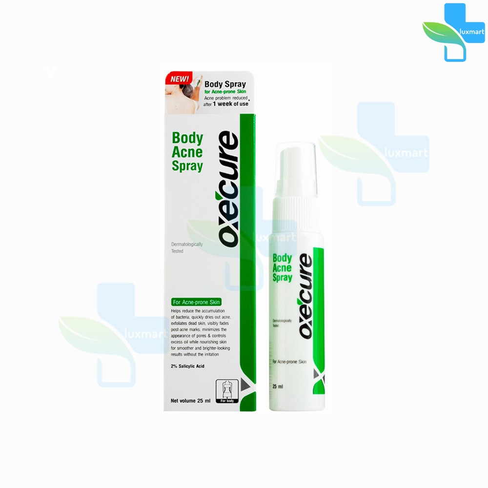 Oxe Cure Oxecure Body Acne Spray 25,50ml อ๊อกซี่เคียว บอดี้ แอคเน่ ...