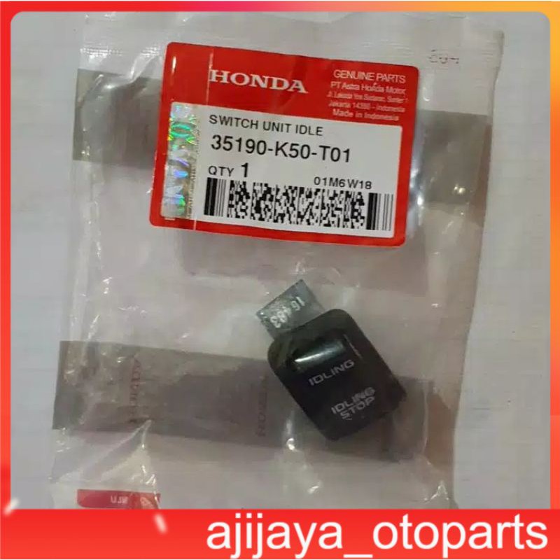 35190-k50-t01 สวิตช์ปุ่มกด ISS idling stop beat pop eco street scopy ...