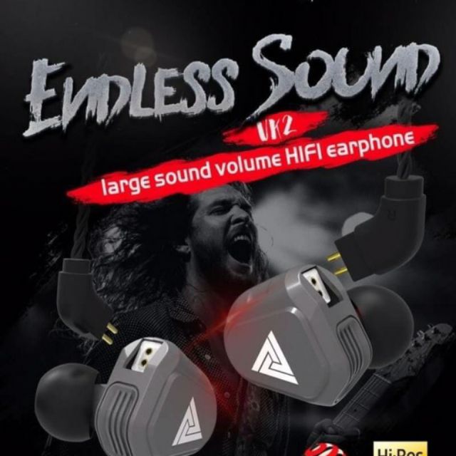 ของแท้!! ส่งฟรี!! หูฟัง Qkz Vk2 Hi res earphones Qkz Vk2 Hi res ...