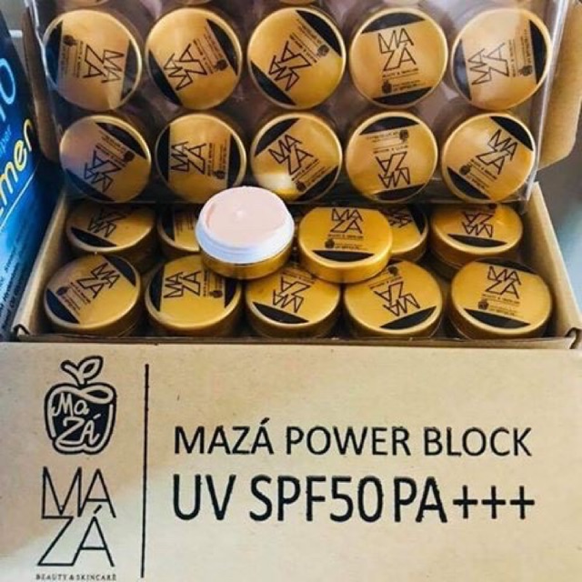 ล๊อตล่าสุด (พร้อมส่ง) Maza SunScreen SPF 50 PA+++(เป็นชิ้น) | Shopee Thailand