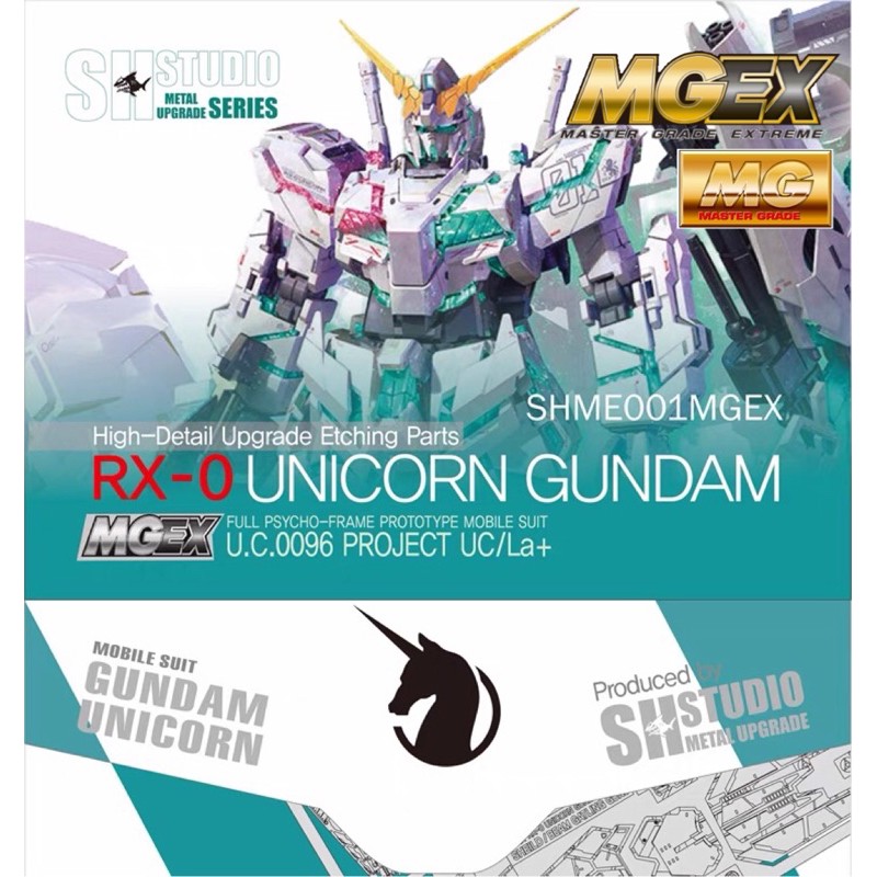 ชุดแต่ง เพลทโลหะ HI-DETAIL UPGRADE ETCHING PART FOR MG/MGEX RX-0 UNICORN GUNDAM VER KA | Shopee ...