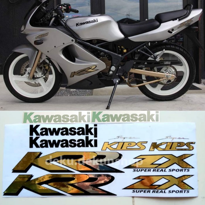 Striping Ninja Krr Zx 150 สีเงิน Pnp | Shopee Thailand