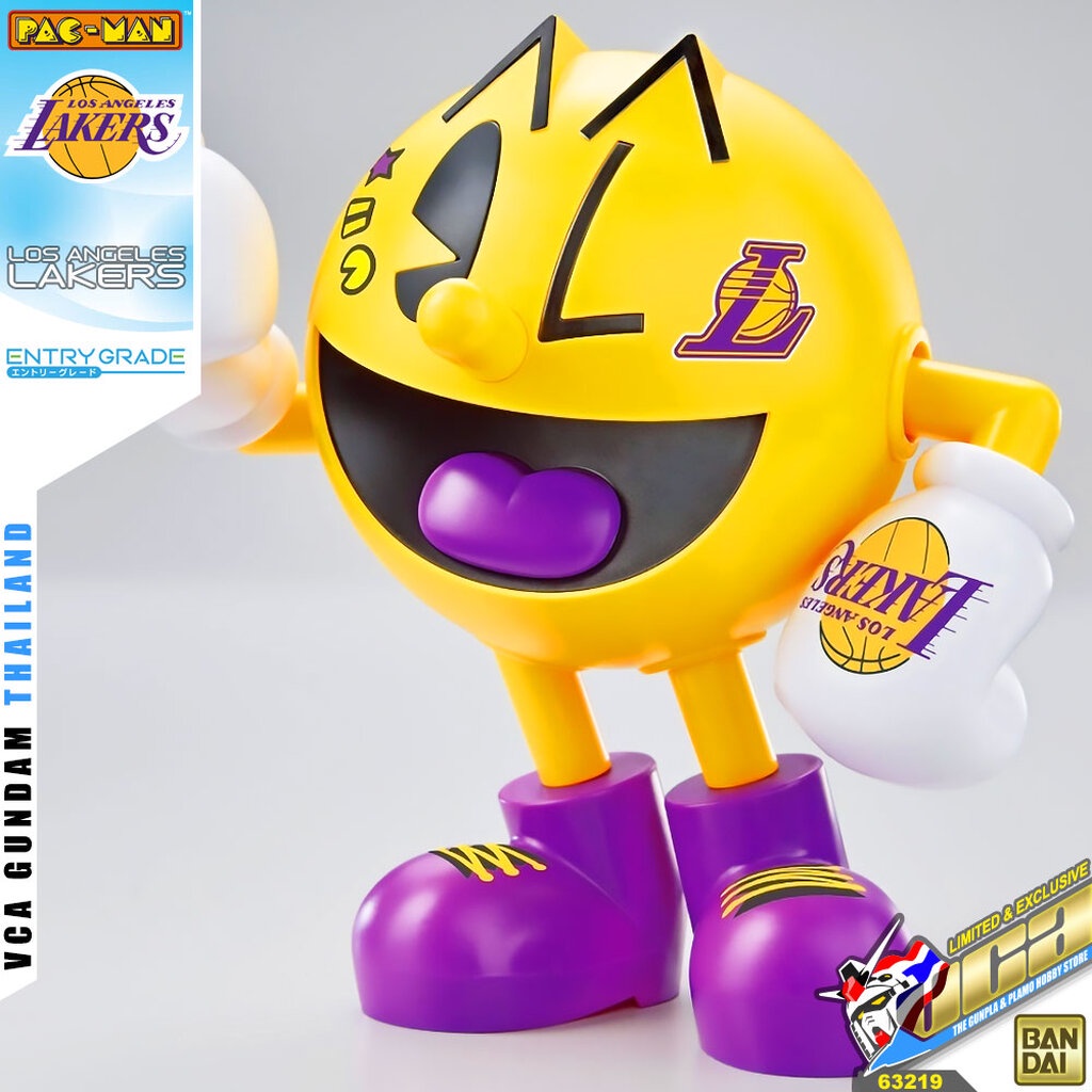 BANDAI ENTRY GRADE EG PAC-MAN PAC MAN LOS ANGELES LAKERS NBA BASKETBALL ...