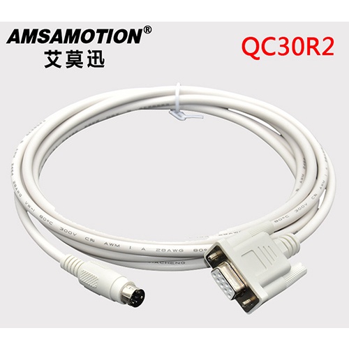 Yy สายเคเบิล Serial QC30R2 สําหรับ Mitsubishi Q Series PLC DB9 9pin ตัว ...