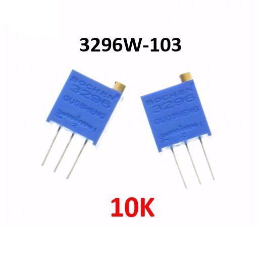 Vr 3296 10k Ohm 103 Potentiometer Multiturn Variable Resistor Trimmer Trimpot Shopee Thailand