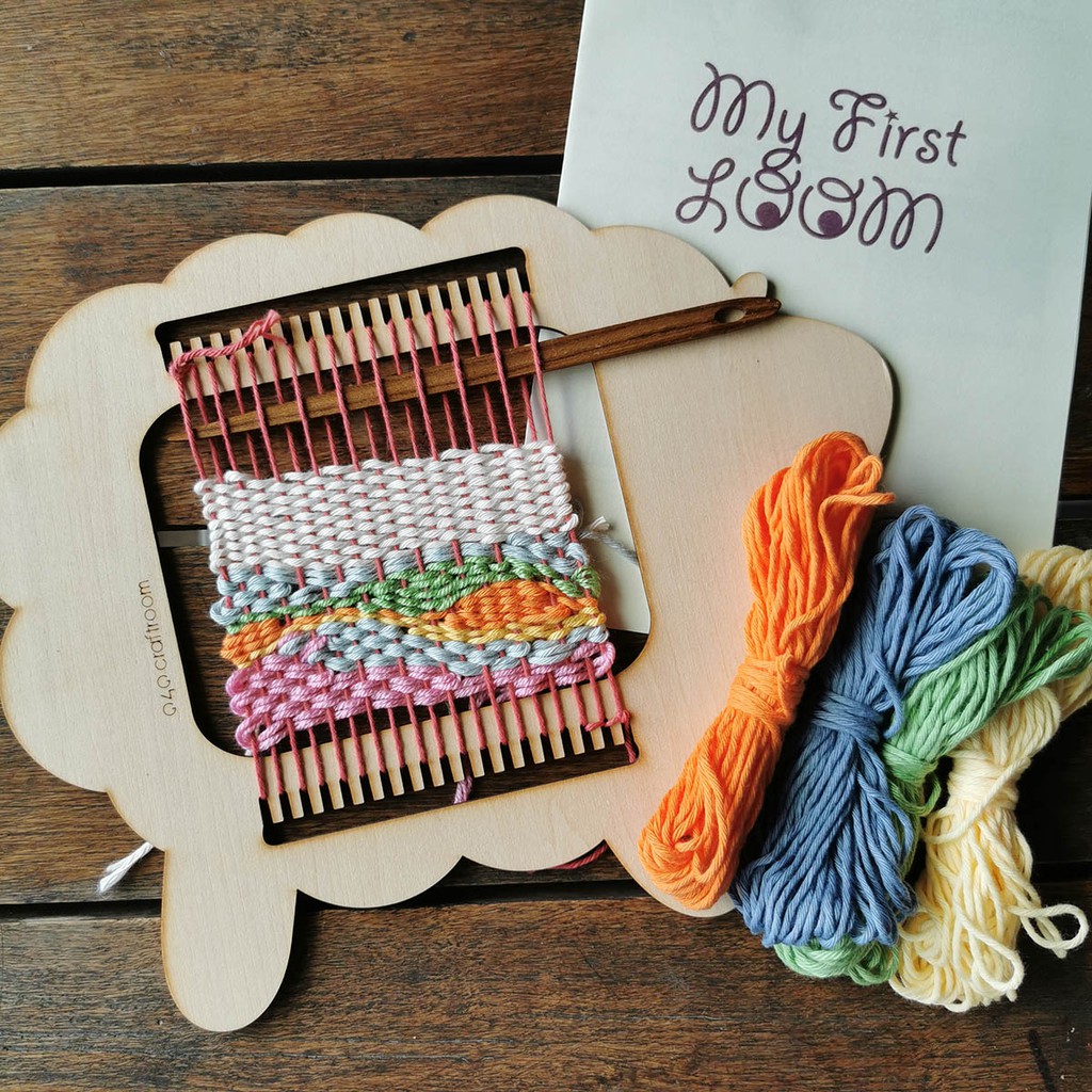my first loom กี่ทอผ้าสำหรับเด็กรูปแกะ | Shopee Thailand