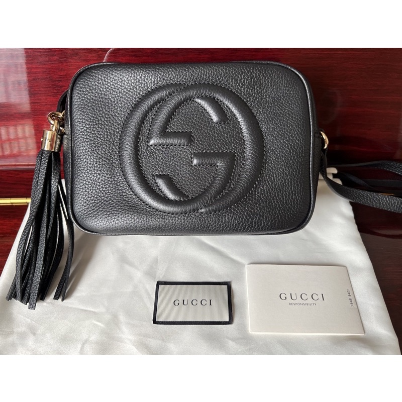 Gucci Soho bag Black | Shopee Thailand