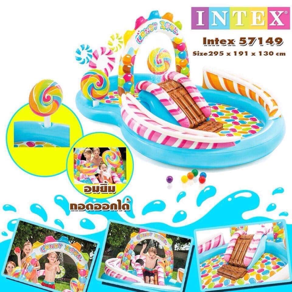 สระสวนน้ำลูกกวาด (Candy Play center paddling pool - Intex 57149 ...