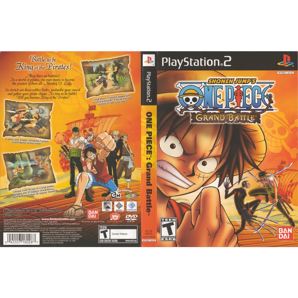 One Piece - Grand Battle แผ่นเกมส์ PS2 | Shopee Thailand