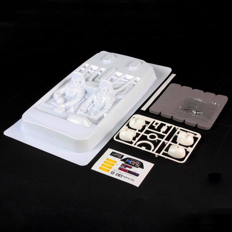 TAMIYA 54491 1/10 SCALE R/C RALLY CAR COCKPIT SET (Driver & Navigator ...