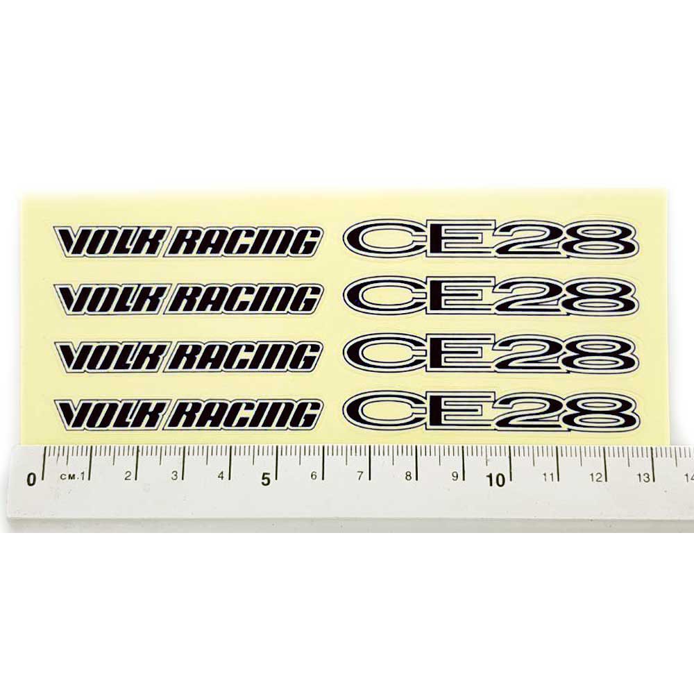 X CE28 Volk Racing Adhesive Vinyl Wrap Racing Decals, 53% OFF