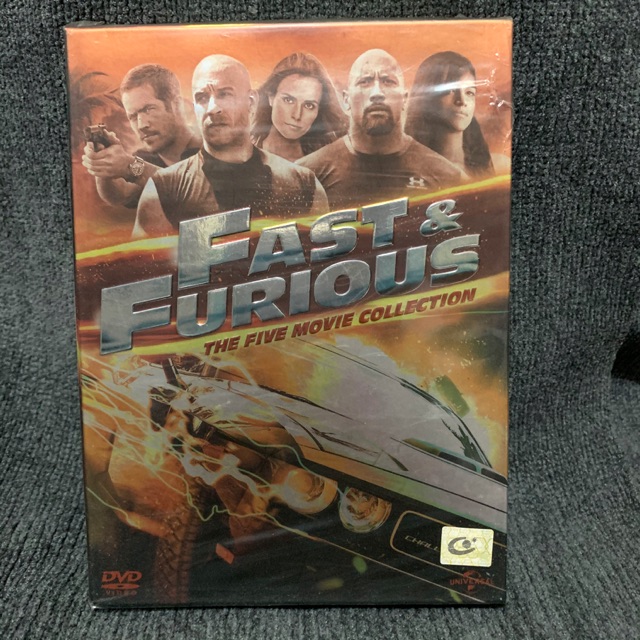 Fast & Furious Collection (1-5) (Box Set) (DVD) | Shopee Thailand