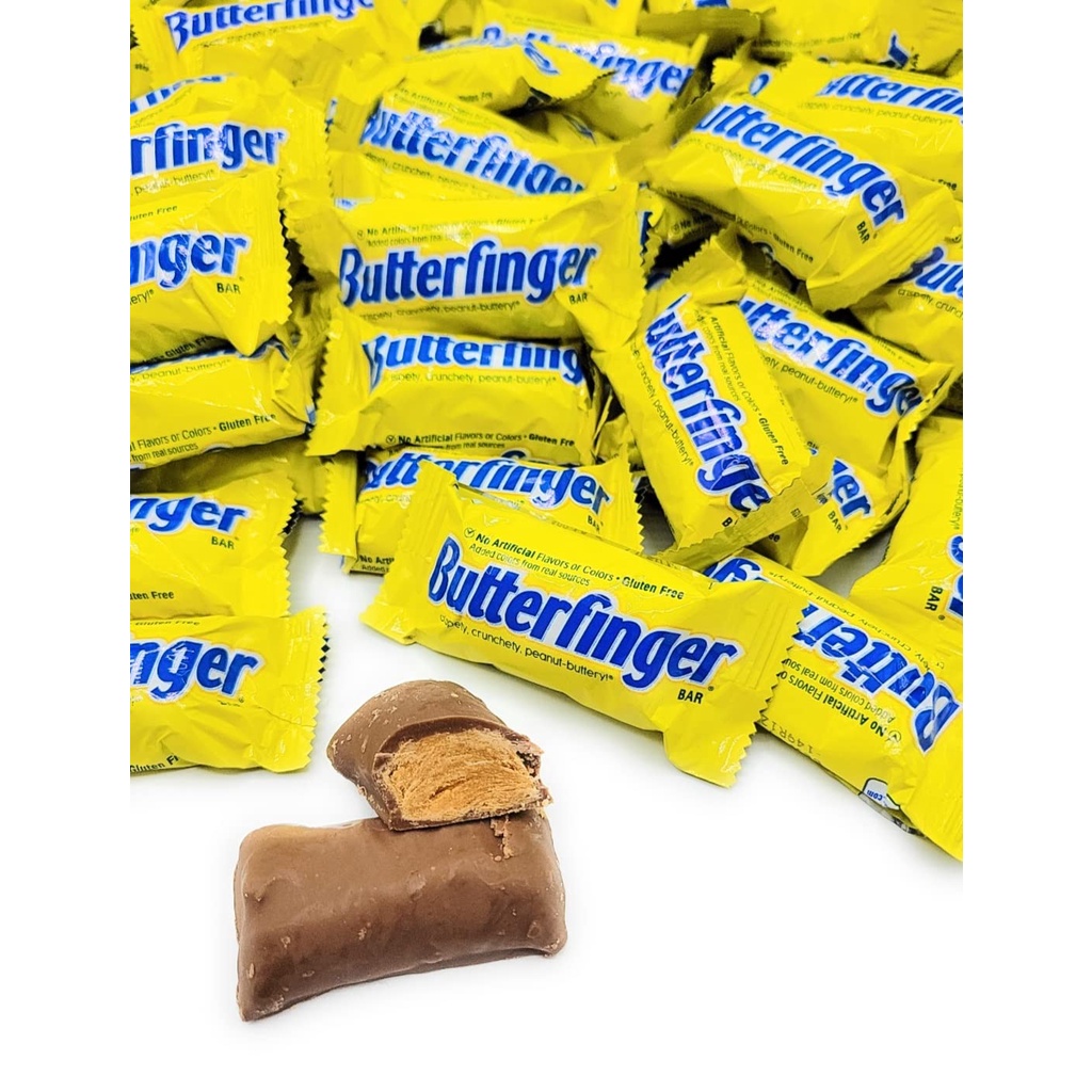 Butterfinger Fun Size Chocolate ช็อกโกแลตอเมริการาคาต่อชิ้น | Shopee ...