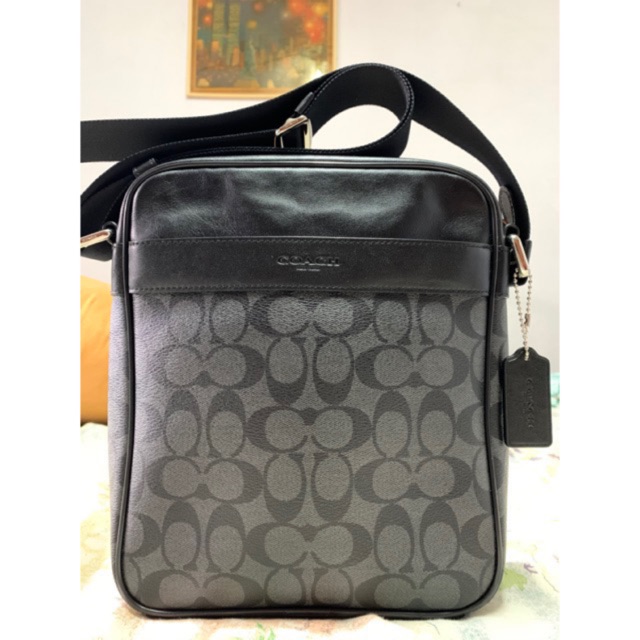 [มือ2] กระเป๋าสะพายข้าง Coach for men F54788 ของแท้ 100% | Shopee Thailand