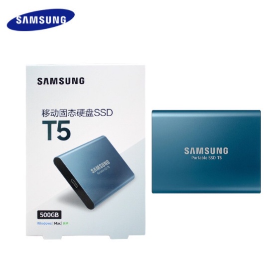 Original Samsung t5 Portable ssd External Solid State Drives 500GB USB ...