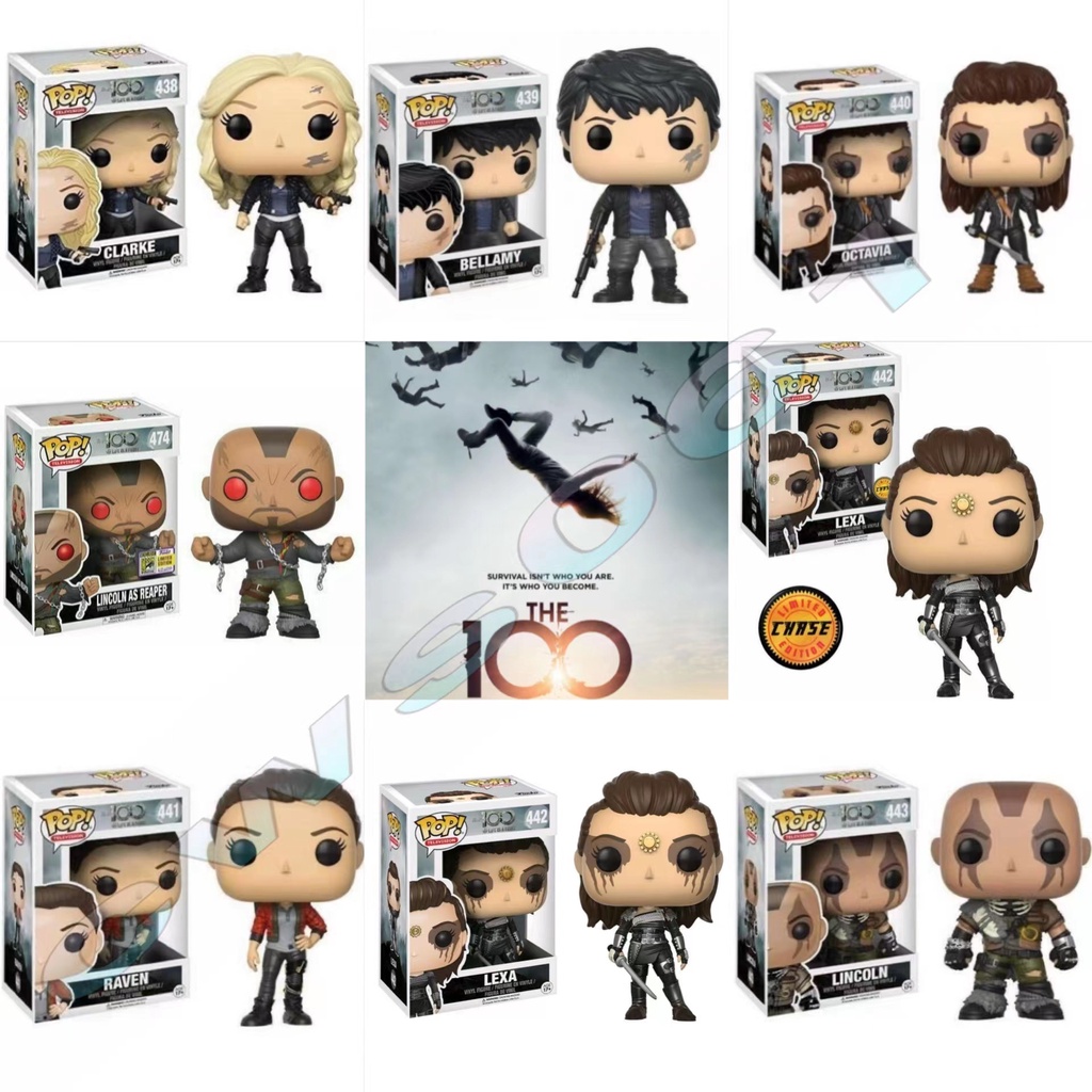 FUNKO POP TV Series-THE 100 Action Figure Bellamy/Clarke/Raven/Octavia ...