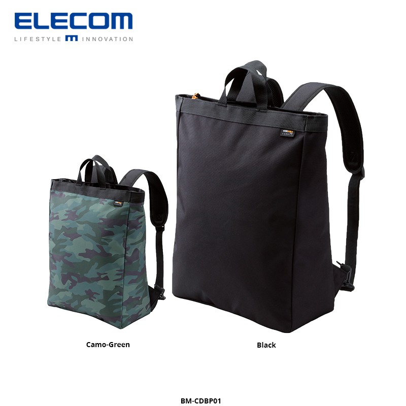 Elecom CORDURA(R) 2-WAY Large Laptop Backpack / Fashion / Leisure / Water-Repellent / PC up to ...