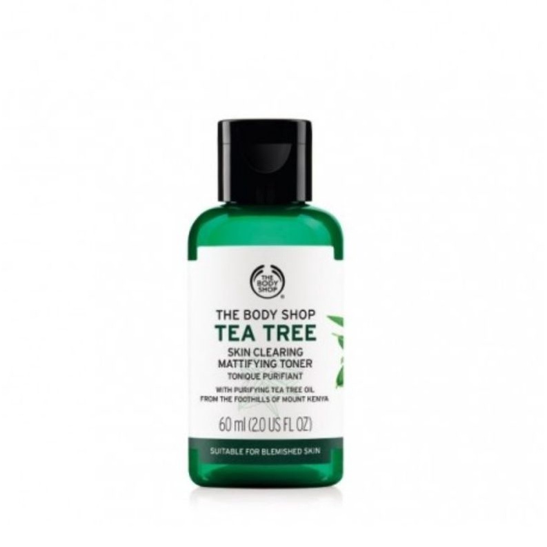 THE BODY SHOP TEA TREE SKIN CLEARING MATTIFYING TONER 60ML | Shopee ...