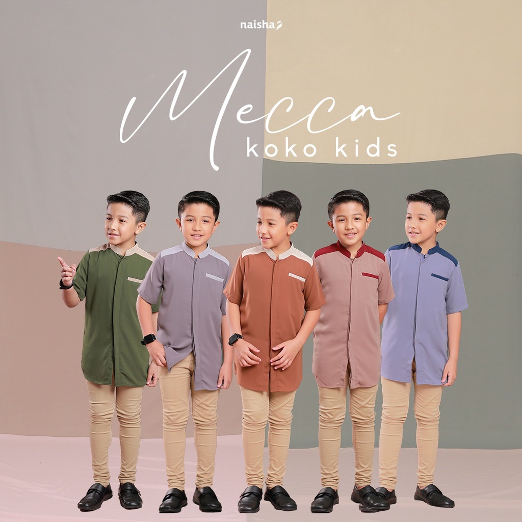 Mecca Koko Anak by Naishaofficial / Mecca Family Set / Koko Anak / Koko ...