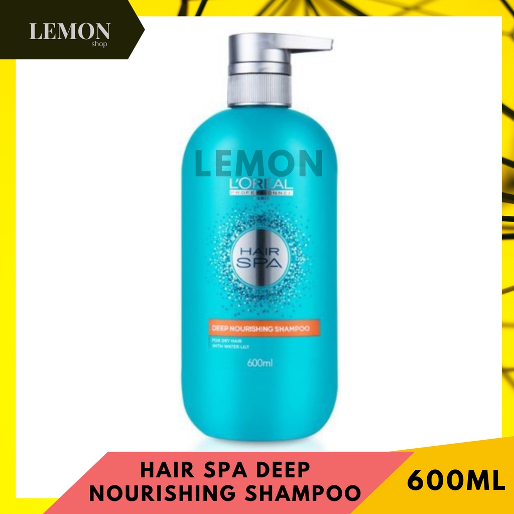 L'oreal Hair Spa Shampoo 600ml ลอรีอัล แฮร์ สปา แชมพู(ส้ม Nourishing ...